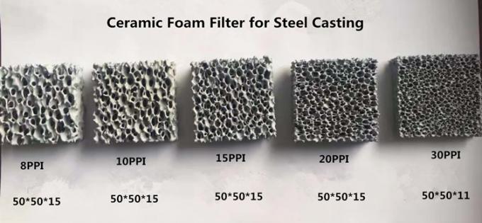 High Porosity Sponge Ceramic Foam Filter SIC Alumina Material Three ...